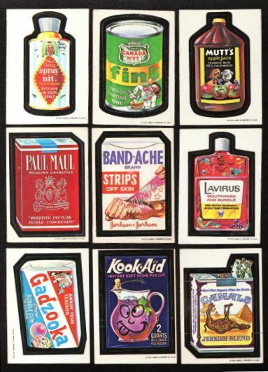 1000+ images about Wacky Packs & Novelty Cards on Pinterest | Mars ...