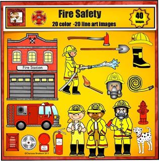 Charlotte's Clips and Kindergarten Kids: Fire Fighters and Fire Safety