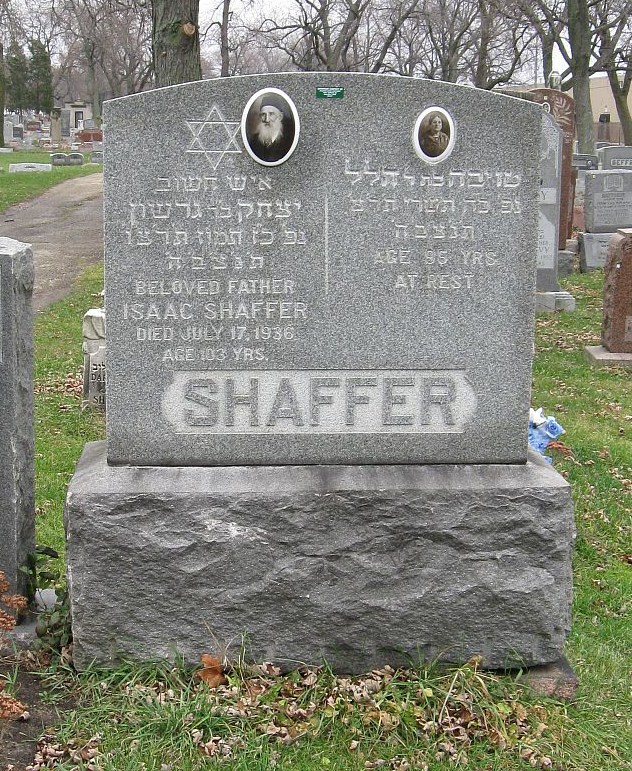 Under Every Tombstone: DEATH AT AGE OF 103 - Isaac Shaffer