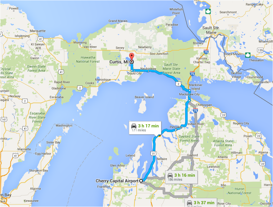 Back to Lake Manistique: Maps