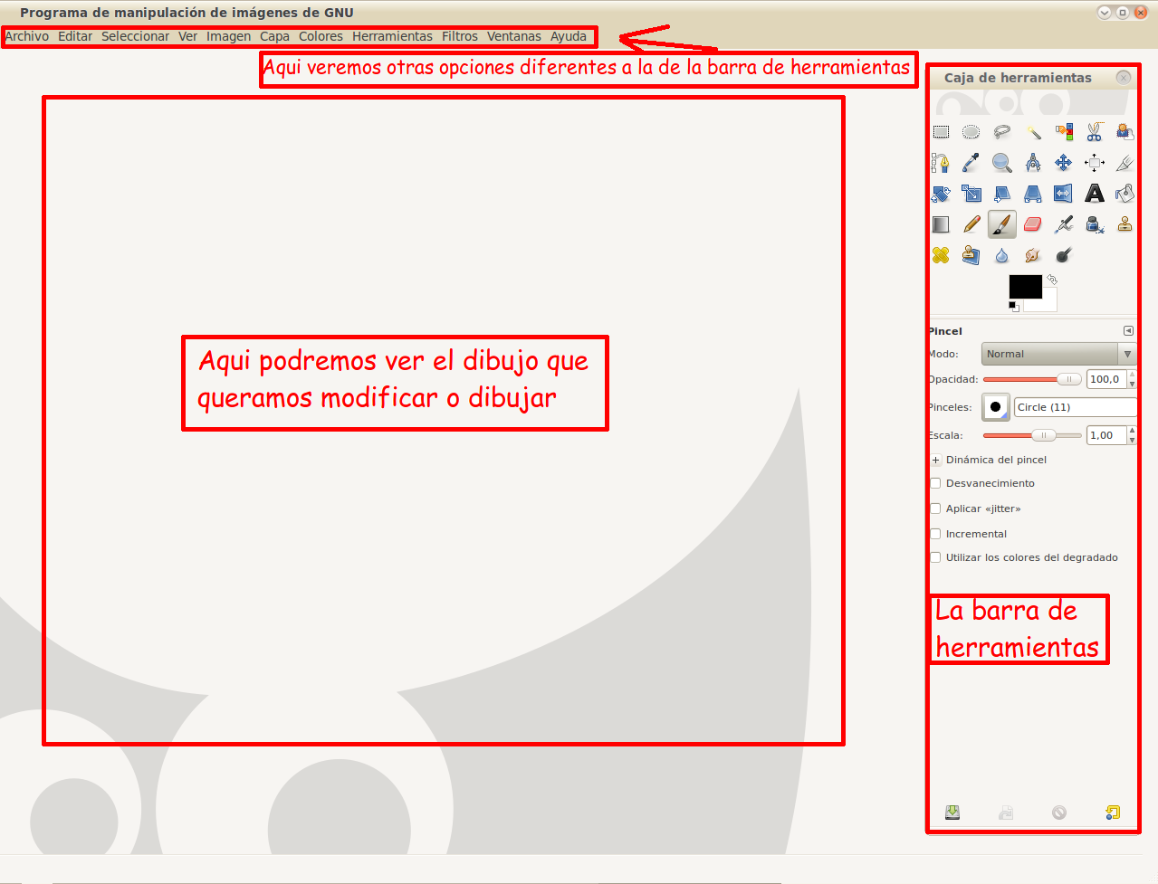 Tutorial Gimp 3: Presentación de mi blog y Practica 1