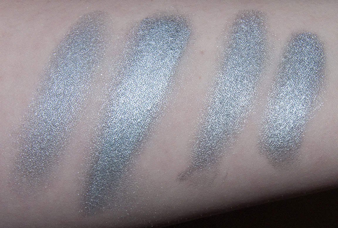 WARPAINT and Unicorns: Dare to Compare: MAC Silver Pigment v.s. Mehron ...