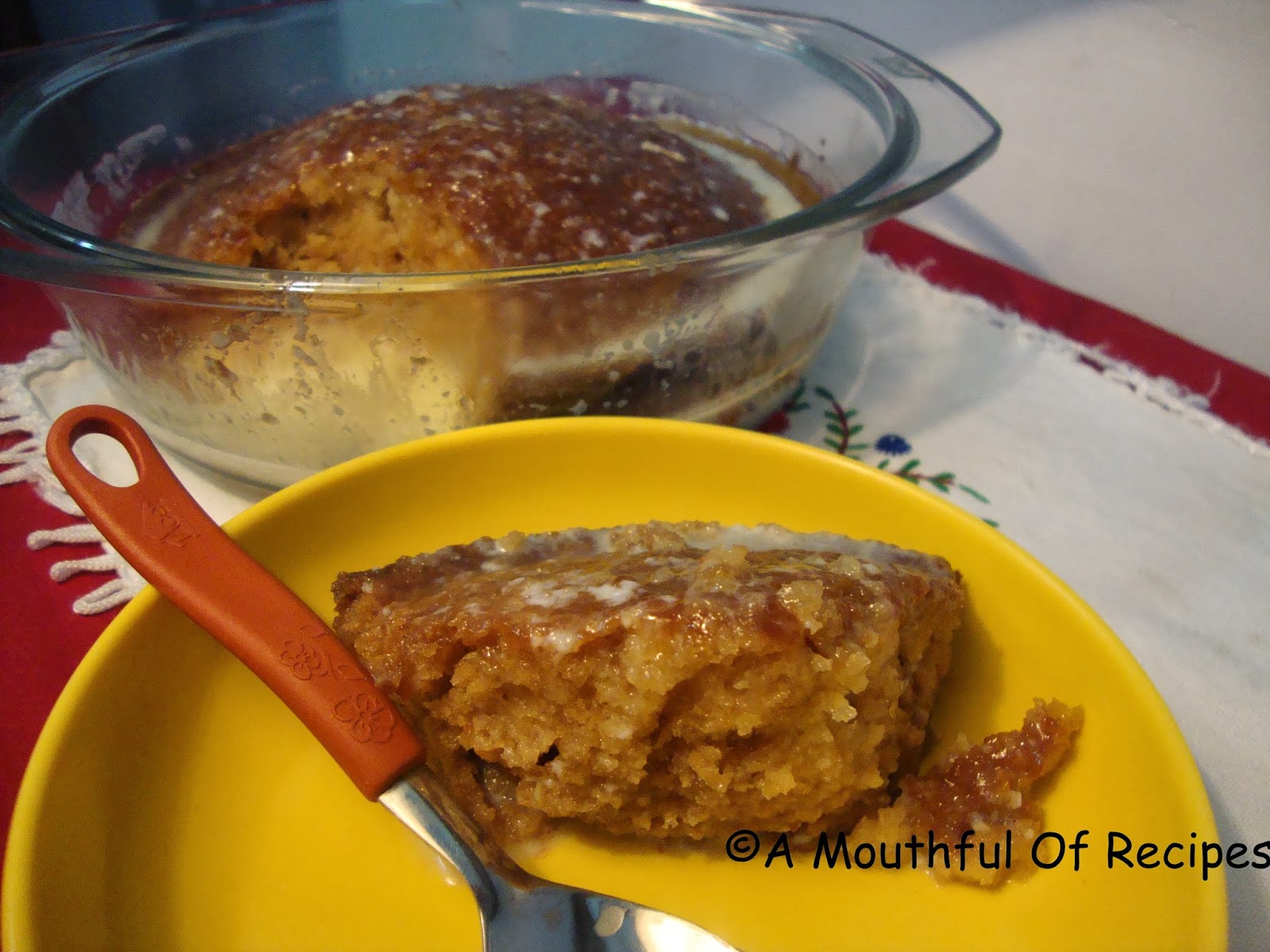 A Mouthful Of Recipes: Malva Cake Pudding : Christmas Special