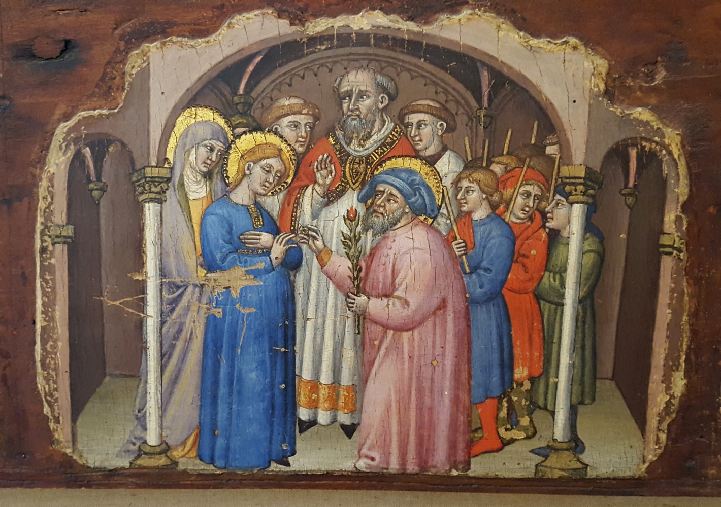 Eva's historical costuming blog: A 1400-1410 painting from Bologna