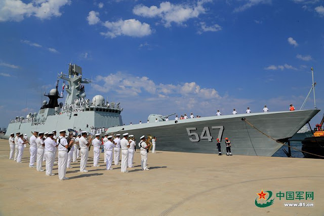 Asian Defence News: Chinese PLA Navy ship Linyi -547- arrives in ...