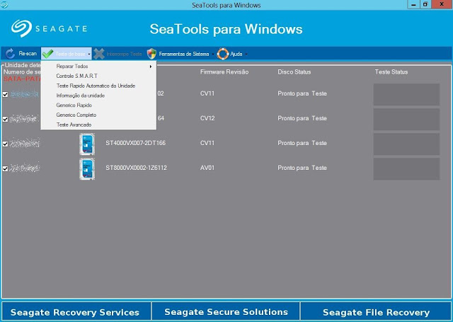 SINCO.net | Blog: Tutorial: Seagate® SeaTools