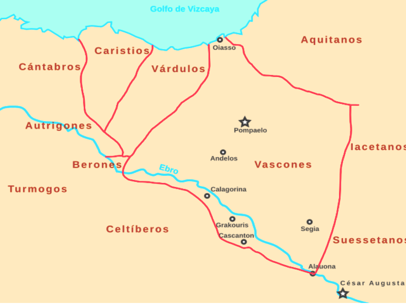 UXUE, UJUÉ ATALAYA DE NAVARRA.: Ejército romano y romanización de Vasconia.