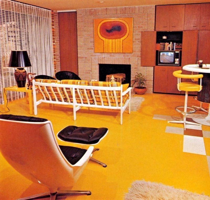Colorful Pictures of Furnitures in the 1970s ~ Vintage Everyday