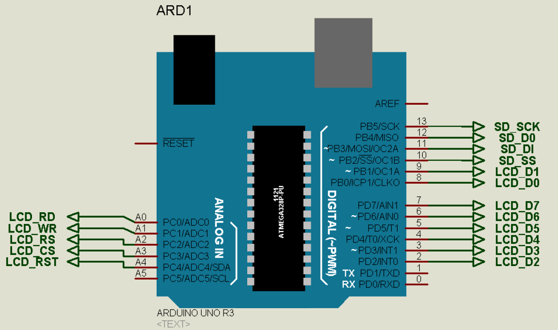Koneksi Arduino UNO dengan modul LCD TFT 2’4” tinggal dipasangkan ke ...