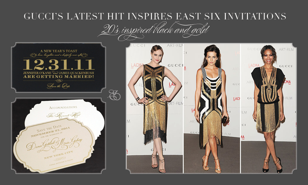 EAST SIX - designer invitations and announcements: Gucci Inspires EAST ...