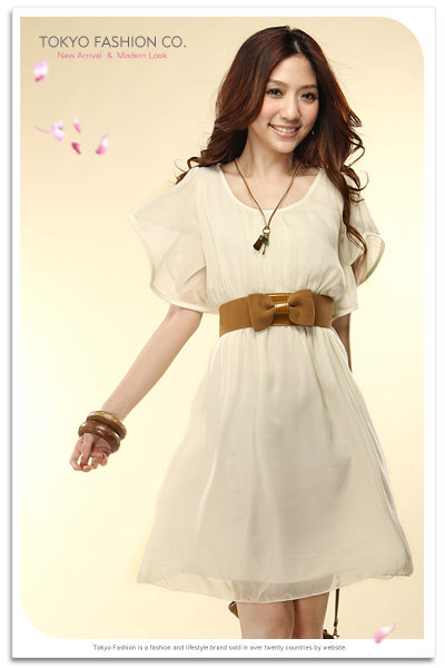 Lalin Closet: EAY0943 - Chiffon One Piece Dress