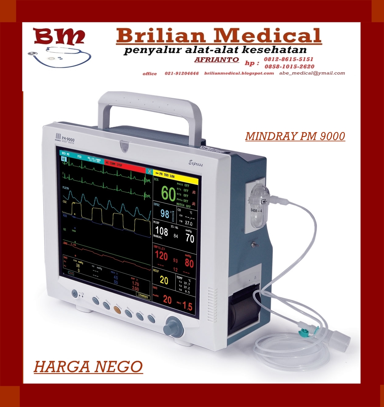 Distributor Alat-Alat Kesehatan /Pasien Monitor Mindray