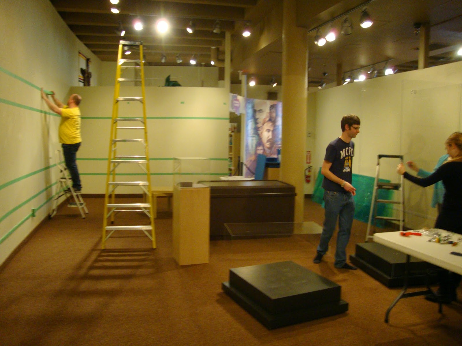 Musée Héritage Museum: A behind the scenes look at the installation of ...