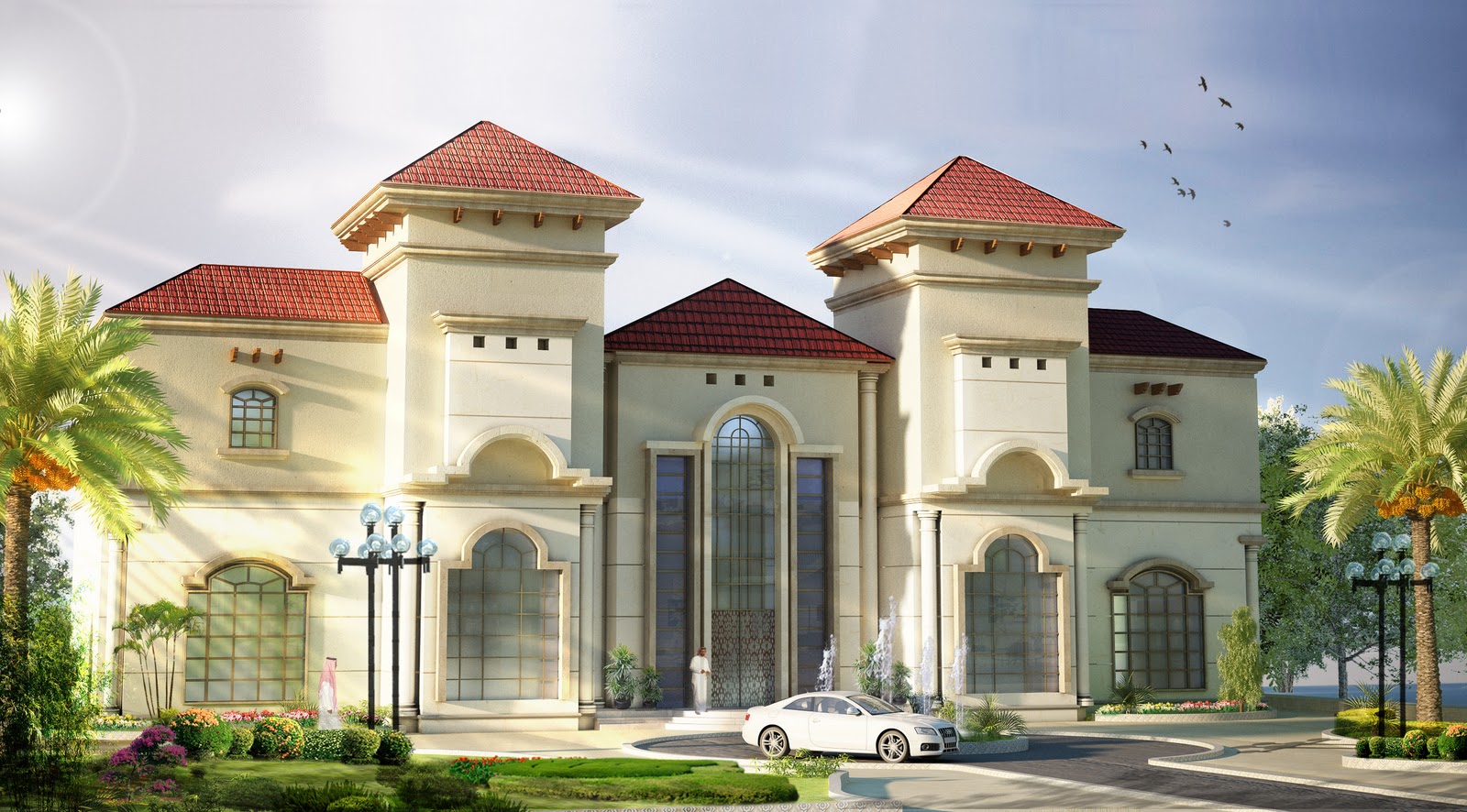 Asem Walid: Al Jamaz villa - visualisation Riyadh-KSA