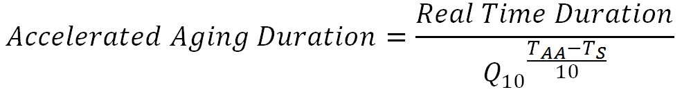 Using The Arrhenius Equation For Accelerated Aging - Tessshebaylo