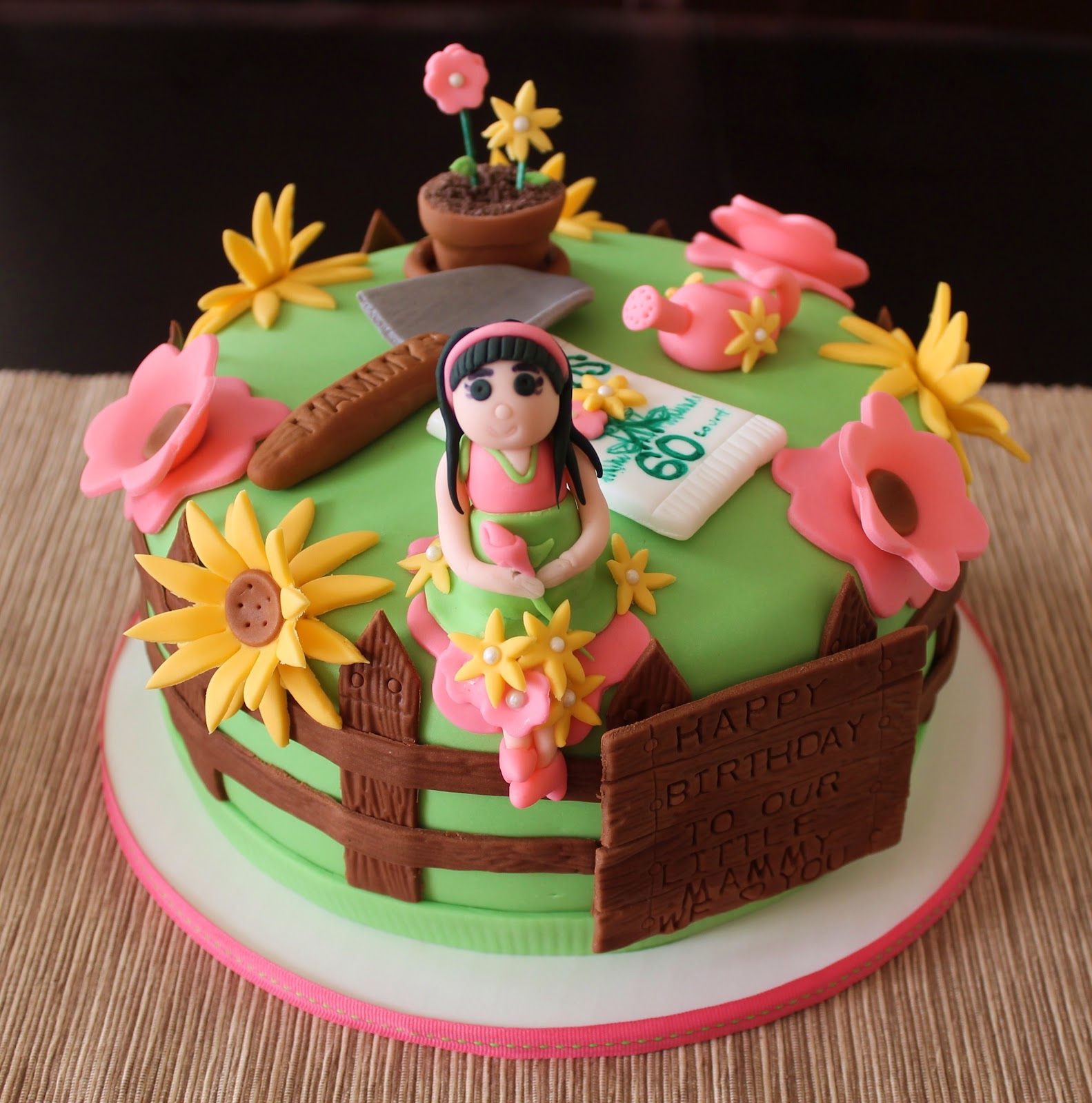 Creative Cakes by Lynn: Flower Planting Cake