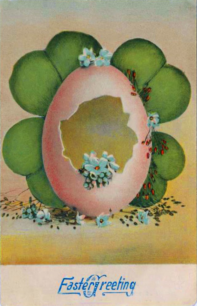 15 Colorful Vintage Easter Cards From the Early 20th Century ~ Vintage ...