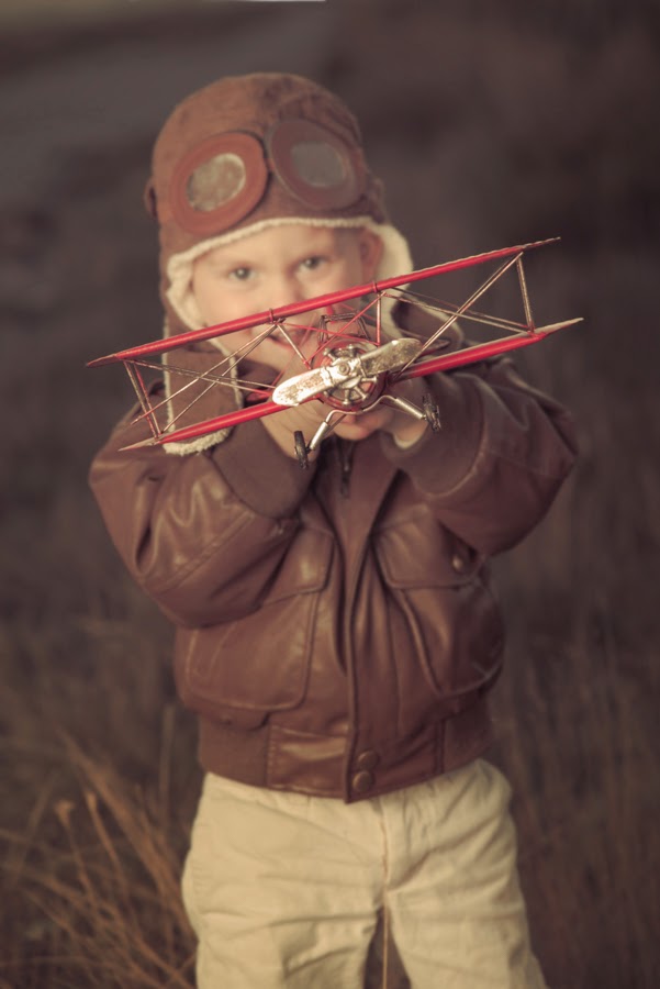 Little Pilot in Training - Logan Utah Children Photographer