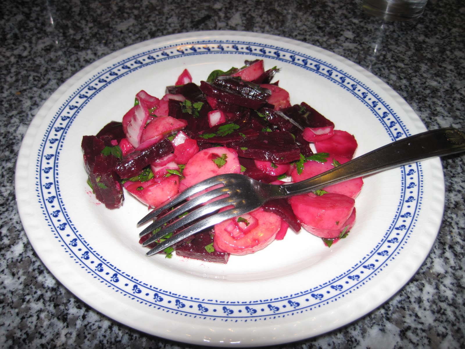 Cuisine Végétalienne - fr: Salade de betterave rouge