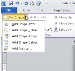Cara Menambah Shape Pada Diagram - blog amka