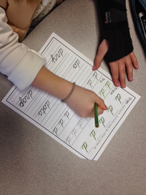 The Open Door Classroom: Cursive Writing Using the Train-Trace-Try Method!