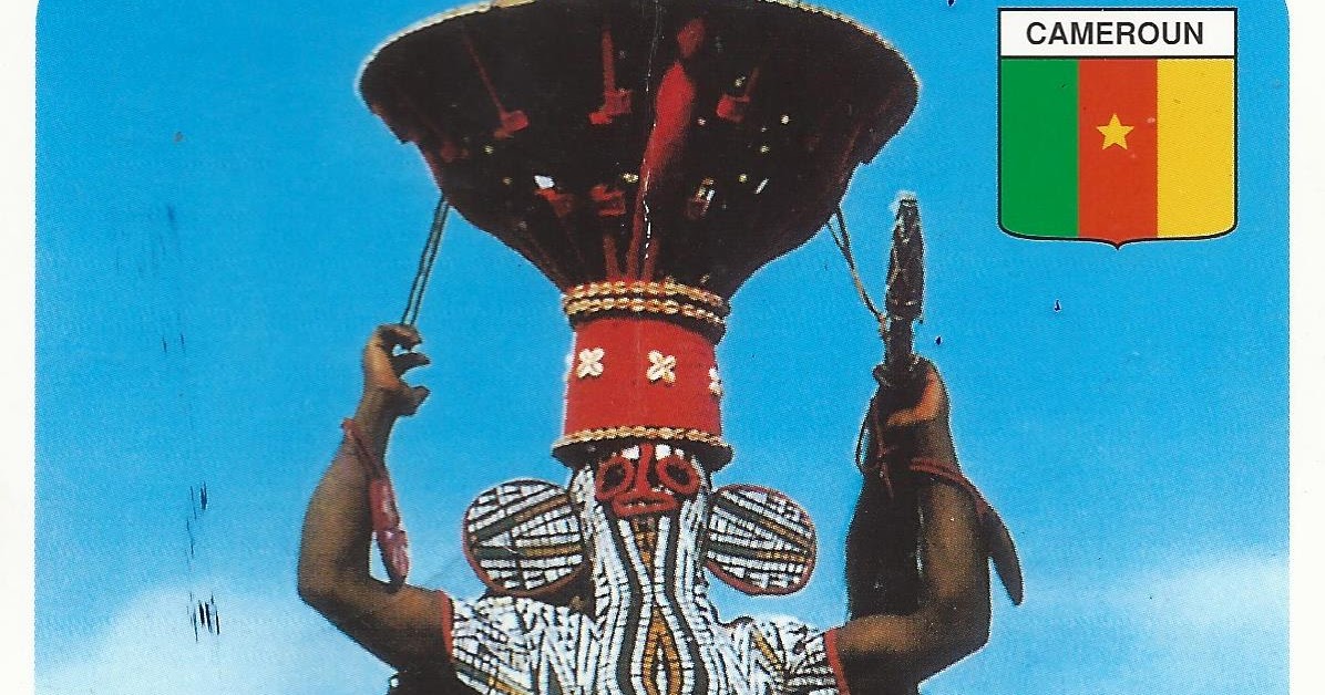 A Journey of Postcards: Bamileke dancers | Cameroon