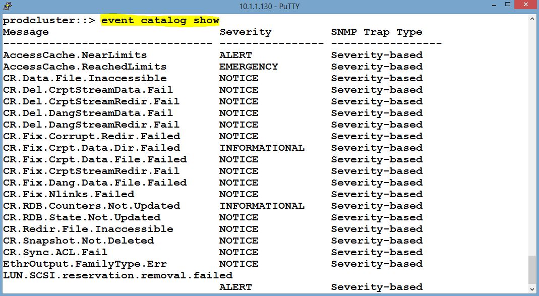 Remote Infrastructure Management: NetApp ONTAP 9 Cluster Log and ...