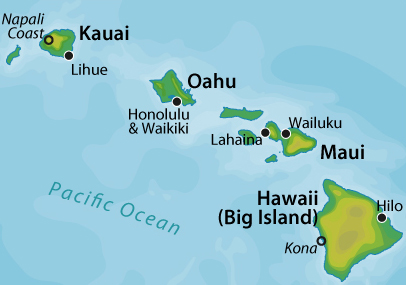 Raquel Ritz Viajes: Mapas de Hawai
