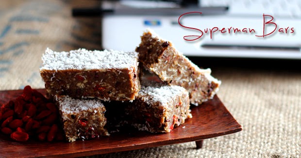 Christie Fischer : Weekend Recipe -- Superman Bars from Co-inside Wellbeing