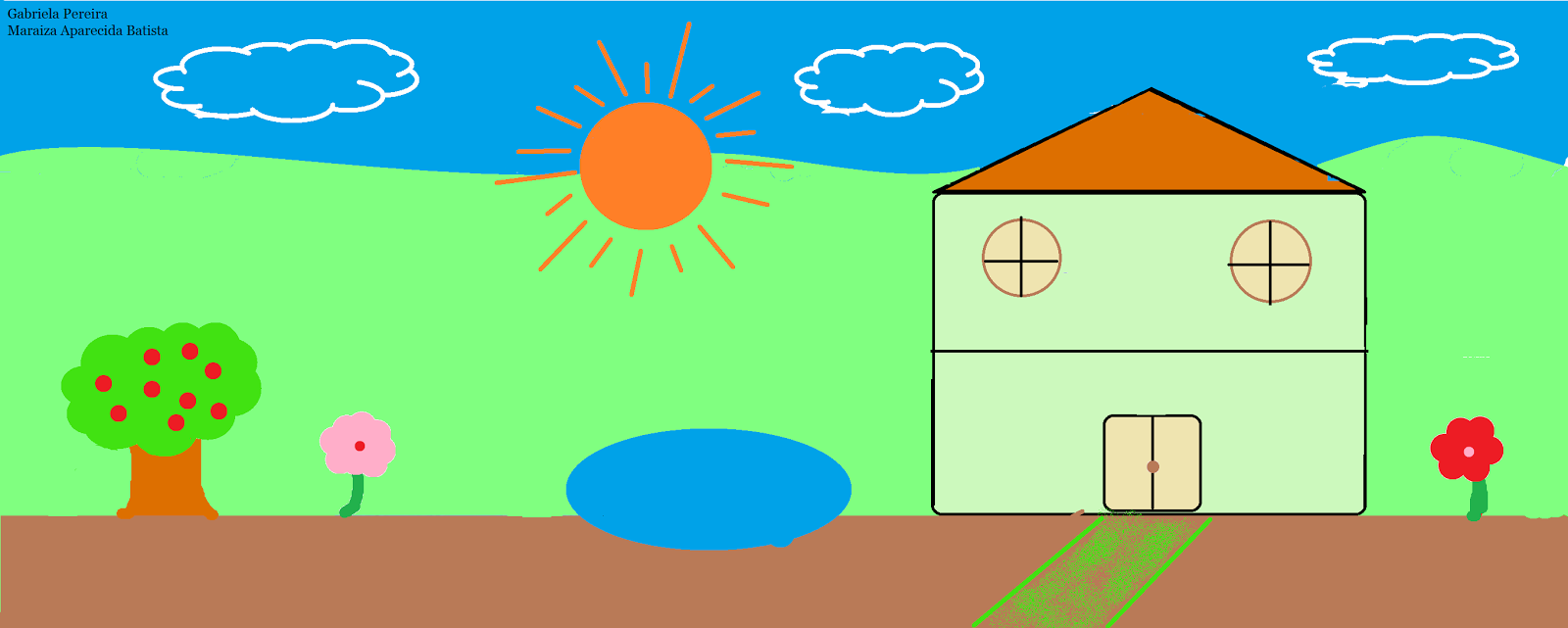 Gabriela : Trabalho com o paint