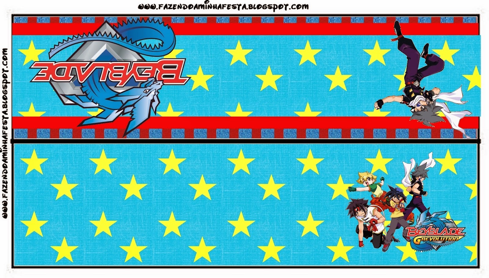 Beyblade: Free Printable Candy Bar Labels. - Oh My Fiesta! for Geeks