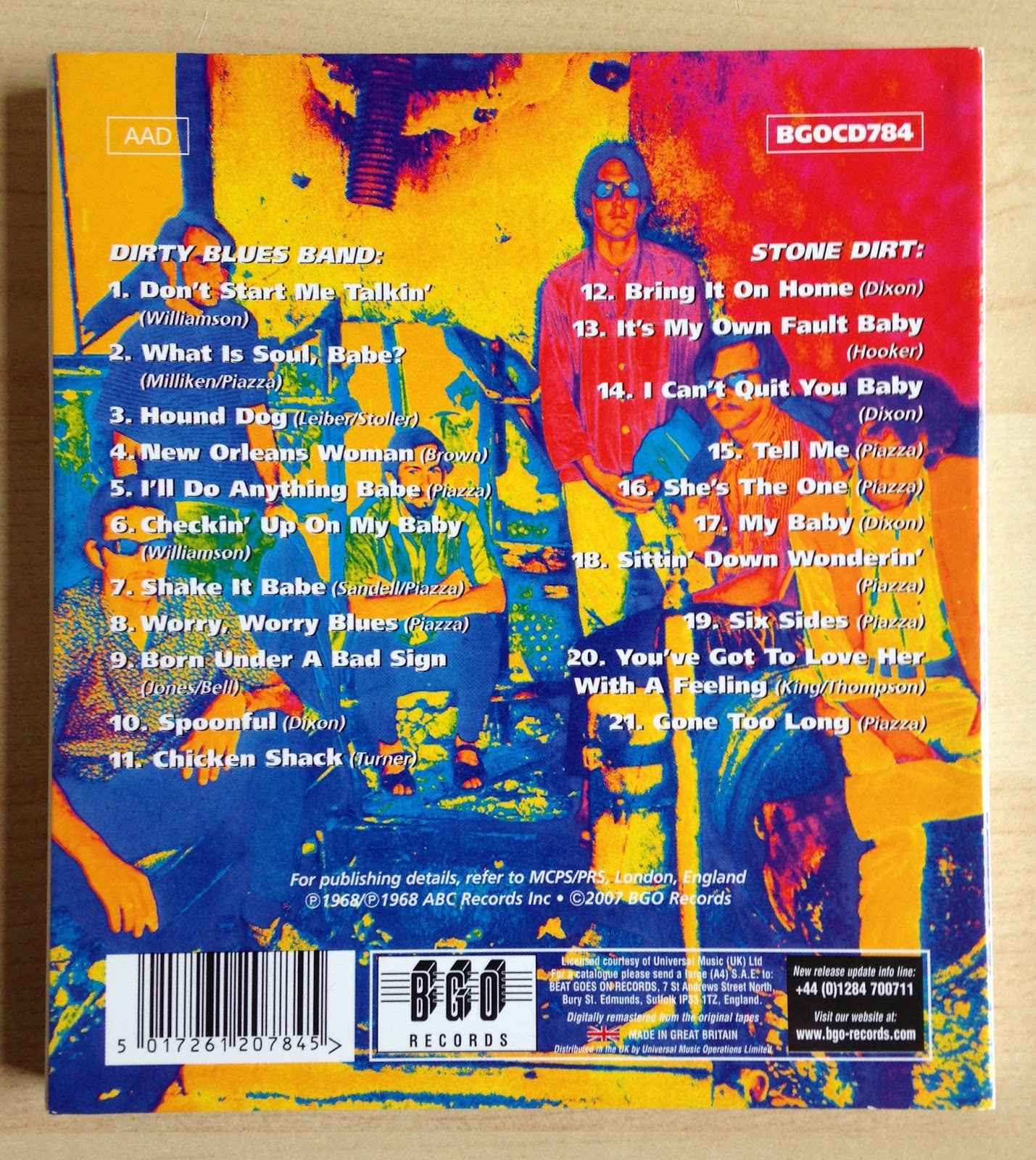 Sounds Good, Looks Good...: "Dirty Blues Band/Stone Dirt" by DIRTY ...