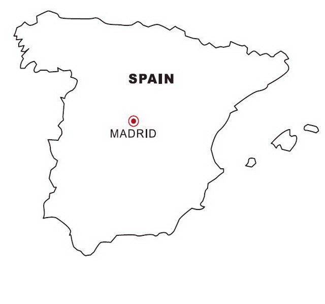 Map of Spain coloring | COLOR AREA