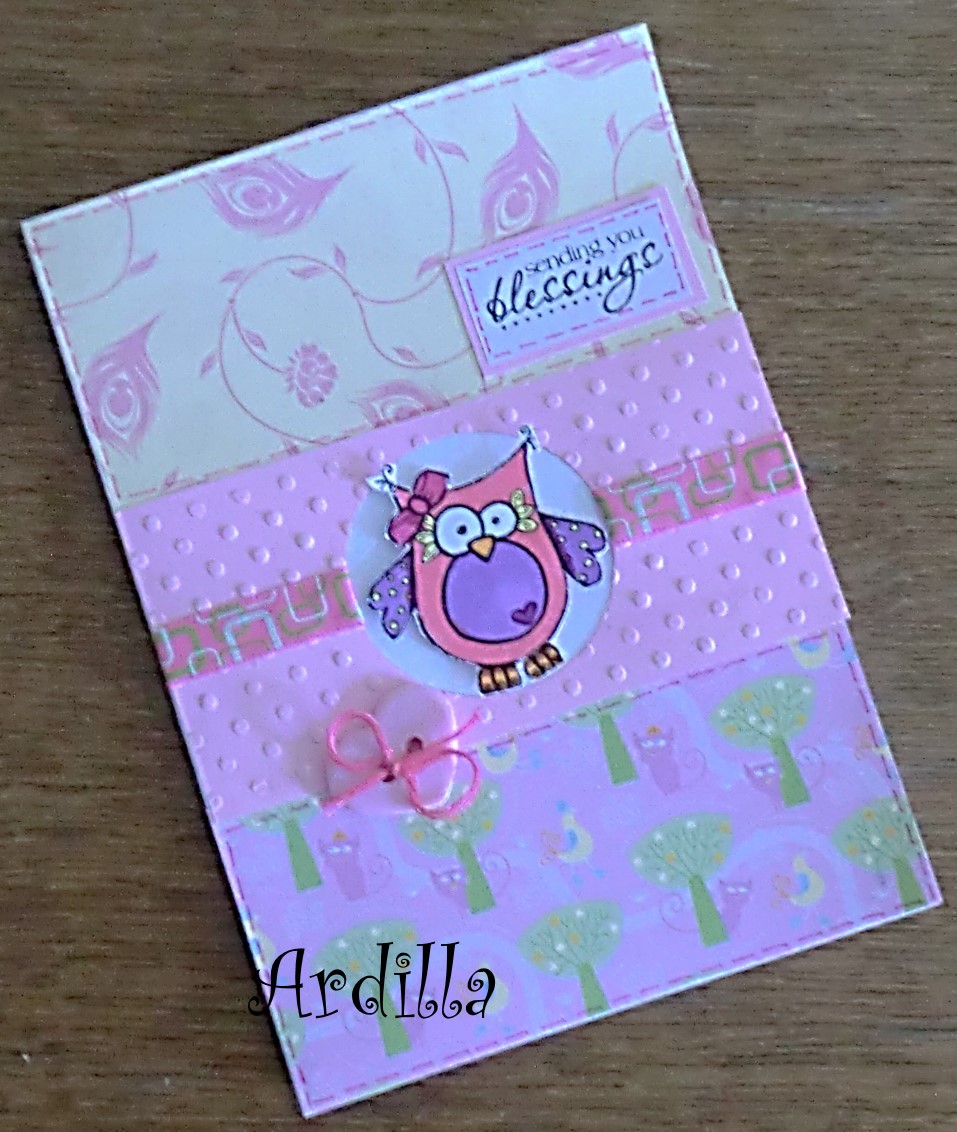 Ardilla's Papers: Cute Owl in Pink