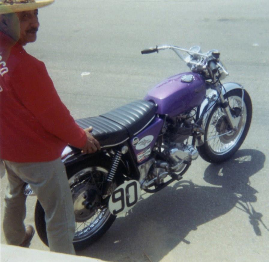 POPPA WHEELIE: George Kerker Norton Racer