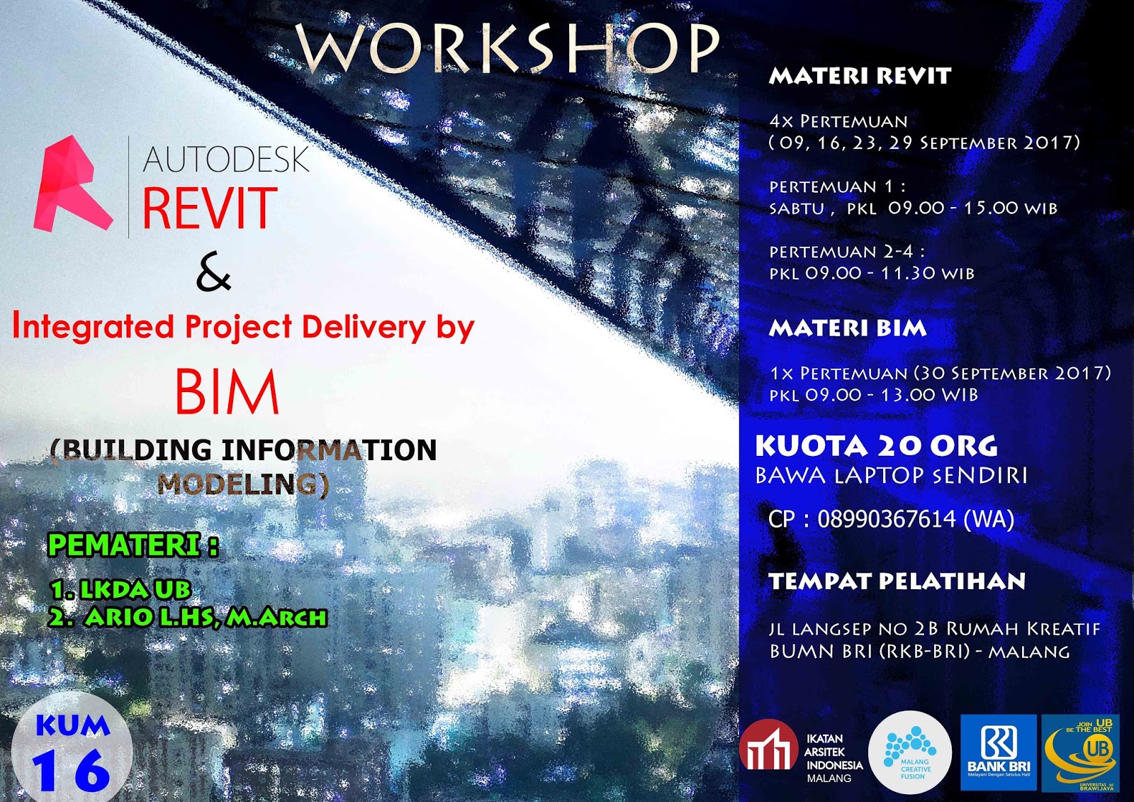 WORKSHOP REVIT & BIM – IAI Malang