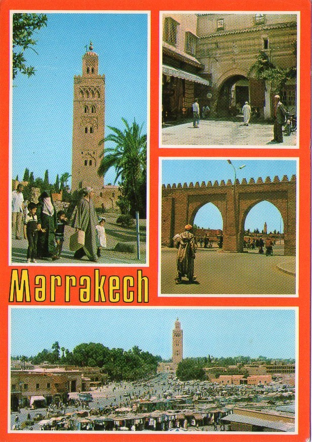 Postcards Journey: Morocco - Marrakech - Maroc