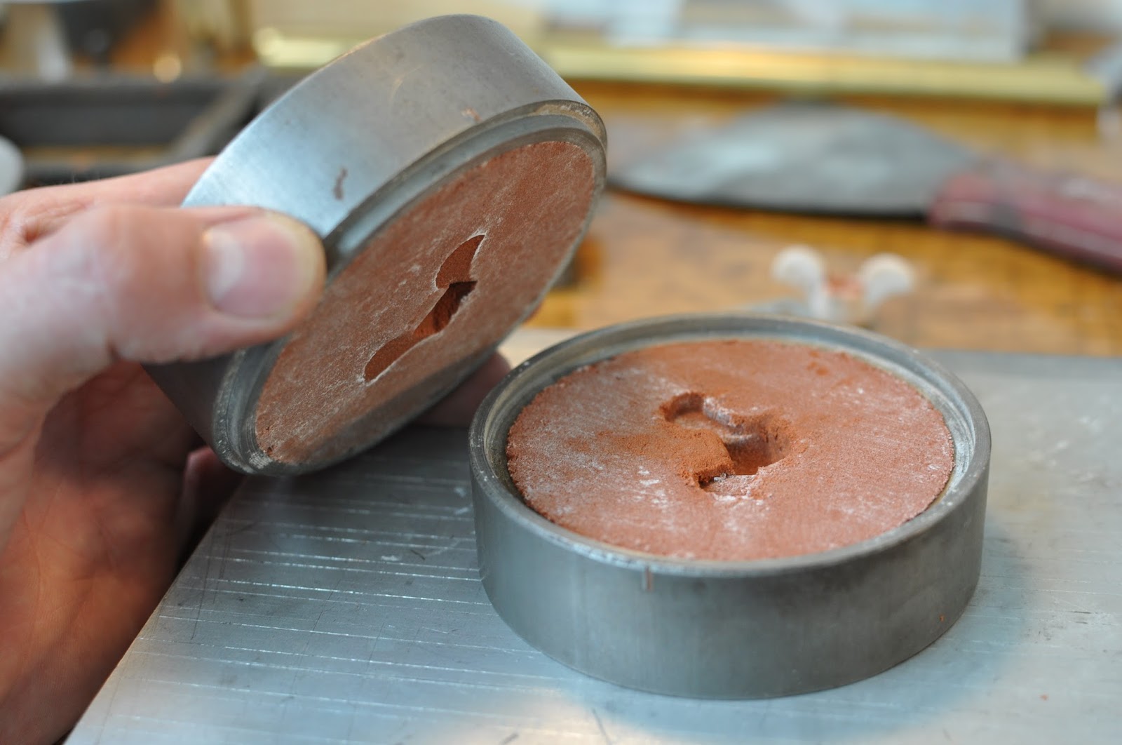 handverker: sand casting: using a 3d print as a pattern for casting in ...