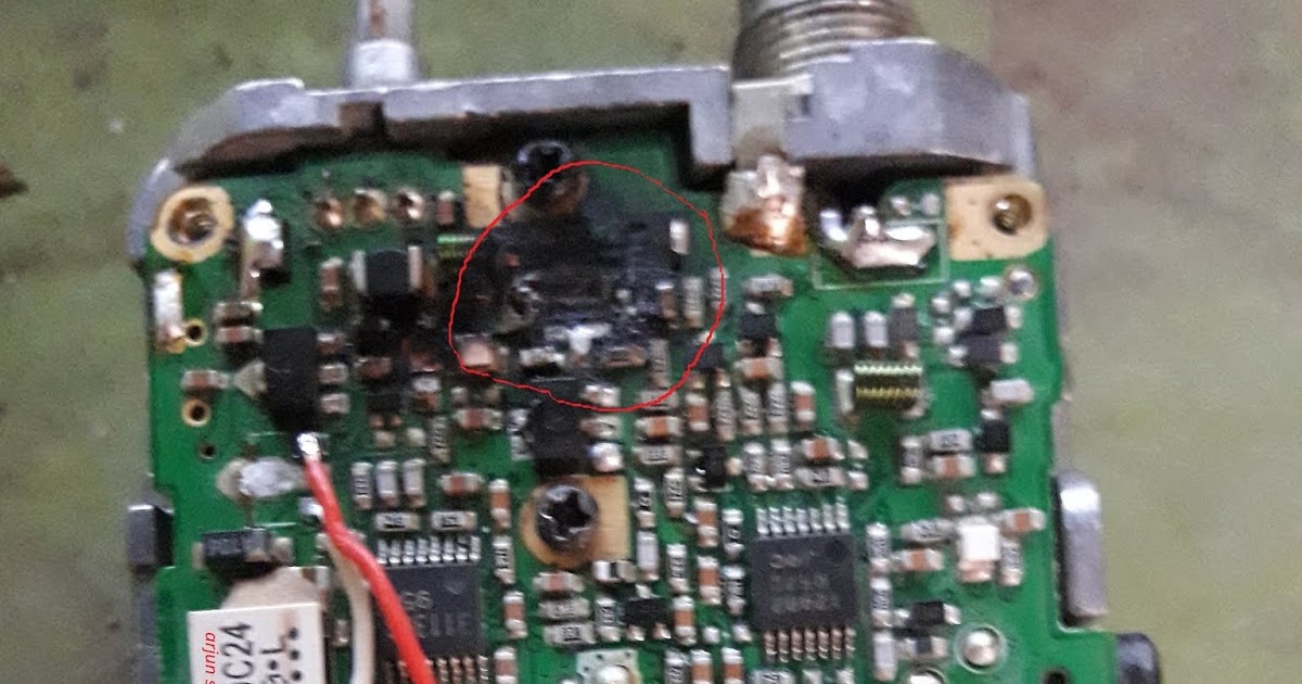 Icom ic v8 mati total | Anoeng Blog