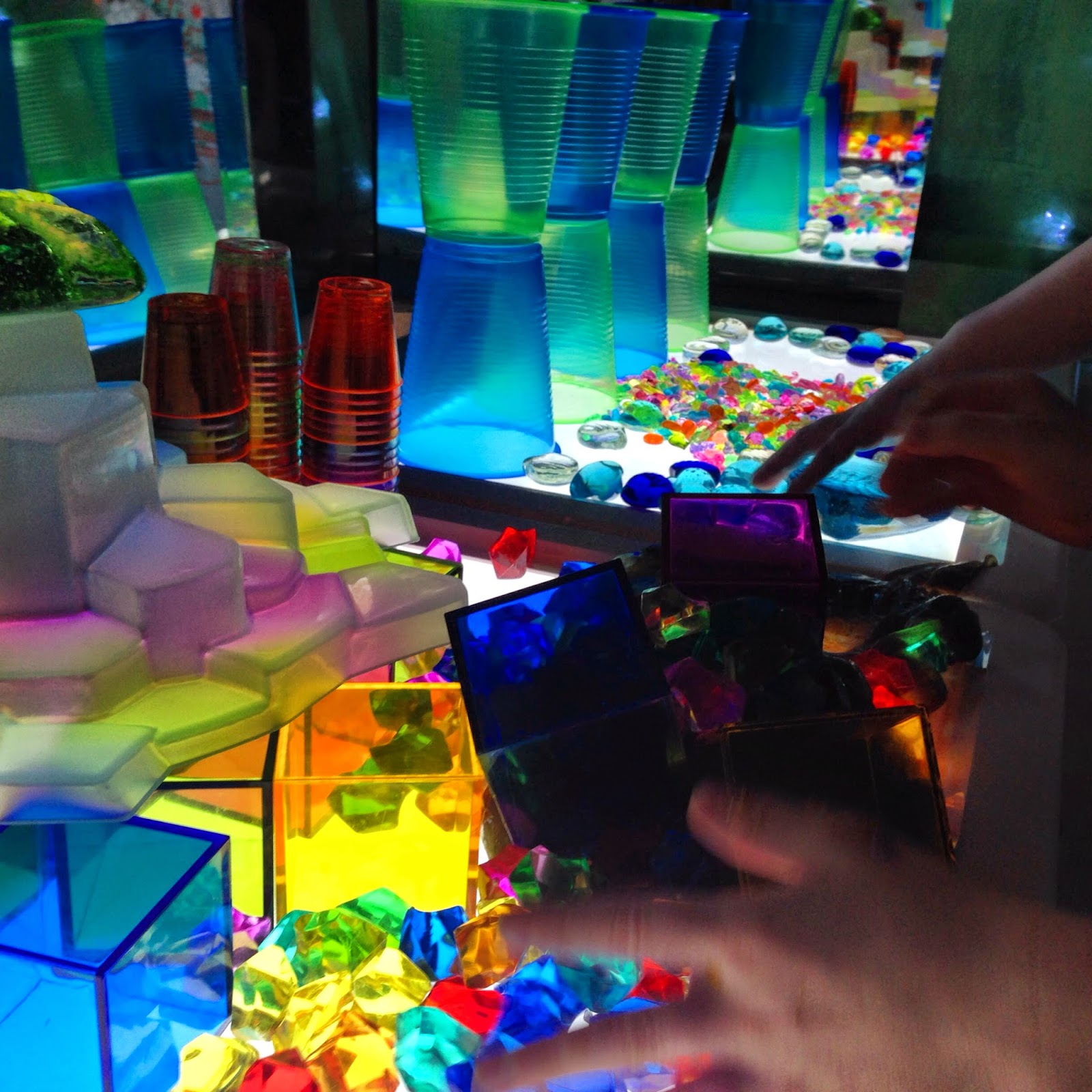 More Light Table Play | Homeschool and Light Tables