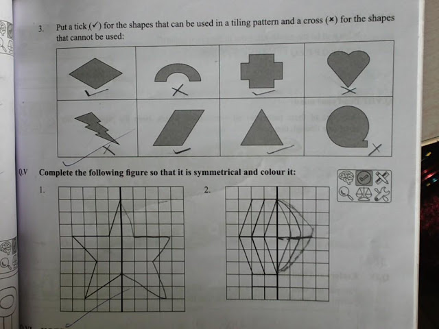 Grade-3rd Sub-Maths Ch.Pattern and Symmetry (WB)