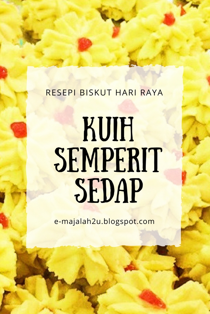 Resepi Kuih Semperit Sukatan Cawan Mudah dan Sedap
