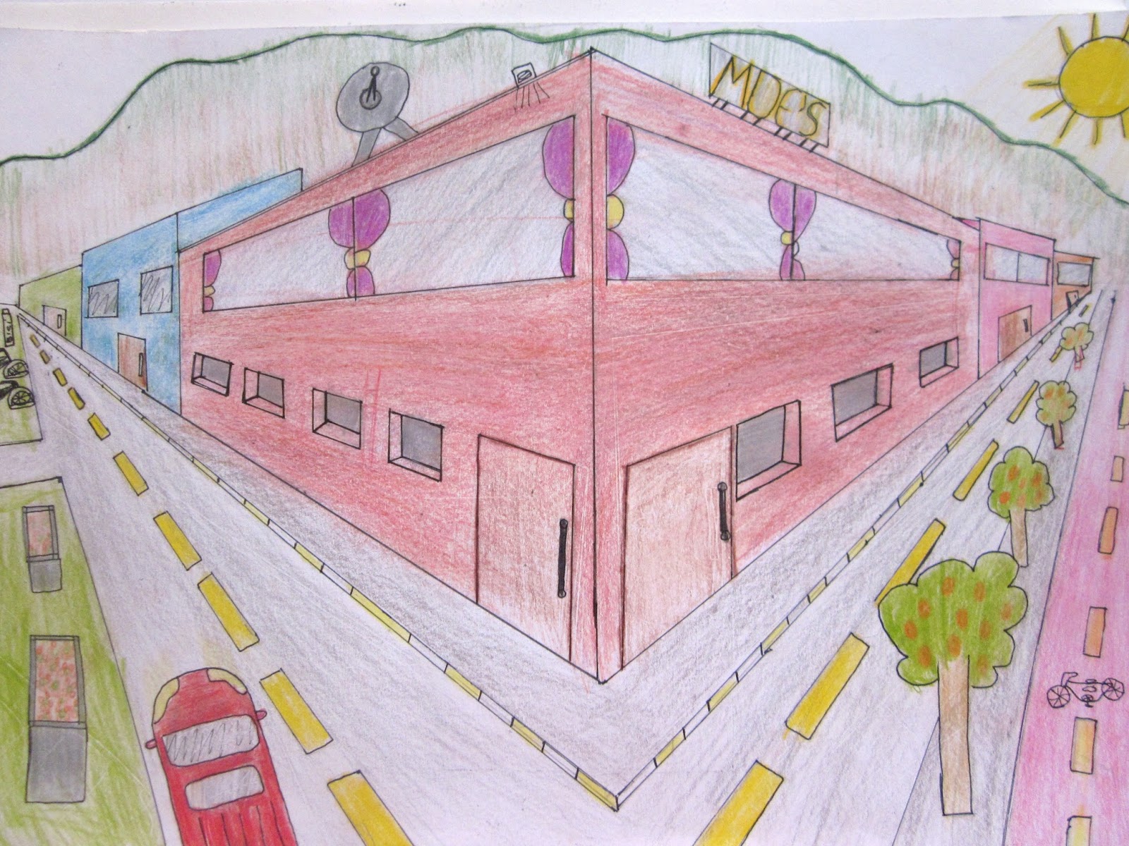 Plástica Escola Pía Castellón: PERSPECTIVA CÓNICA OBLICUA