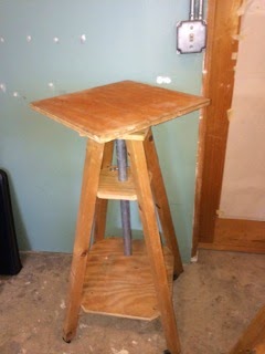 Clay Club: Modeling Stand with castors for sale in Asheville