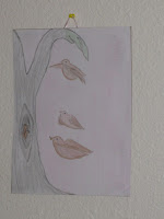 Preethiyin Kai Vannam: Illusion Drawing - First try :)