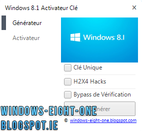 Windows 8.1 Gratuit: Windows 8.1 Générateur de Clé et un Activateur