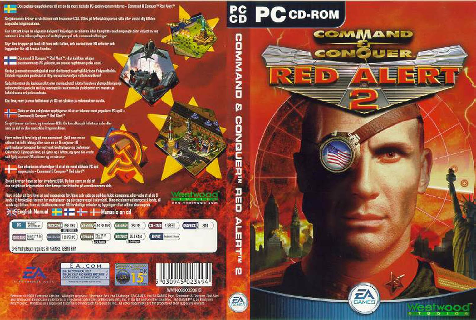 تحميل لعبة ريد اليرت Red Alert 2 كاملة مضغوطة بحجم 113 Mb ( افضل اصدار ...