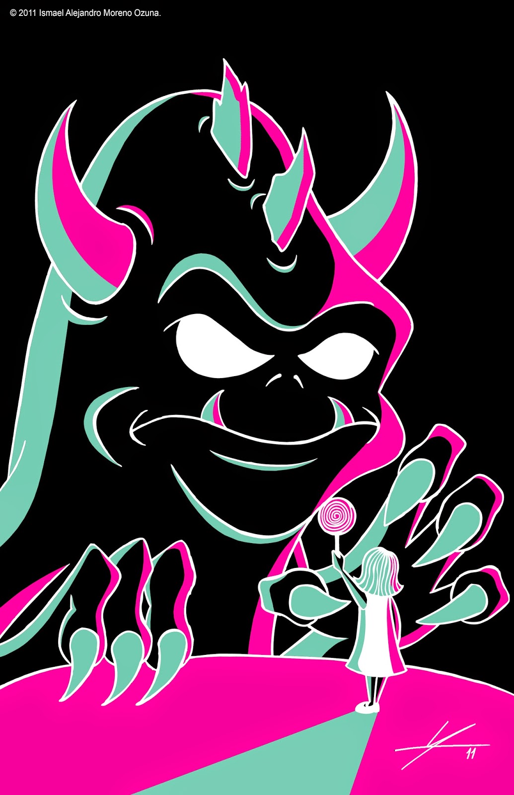 Dont be afraid iamo monster illustration dont-be-afraid-iamo-monster-illustration