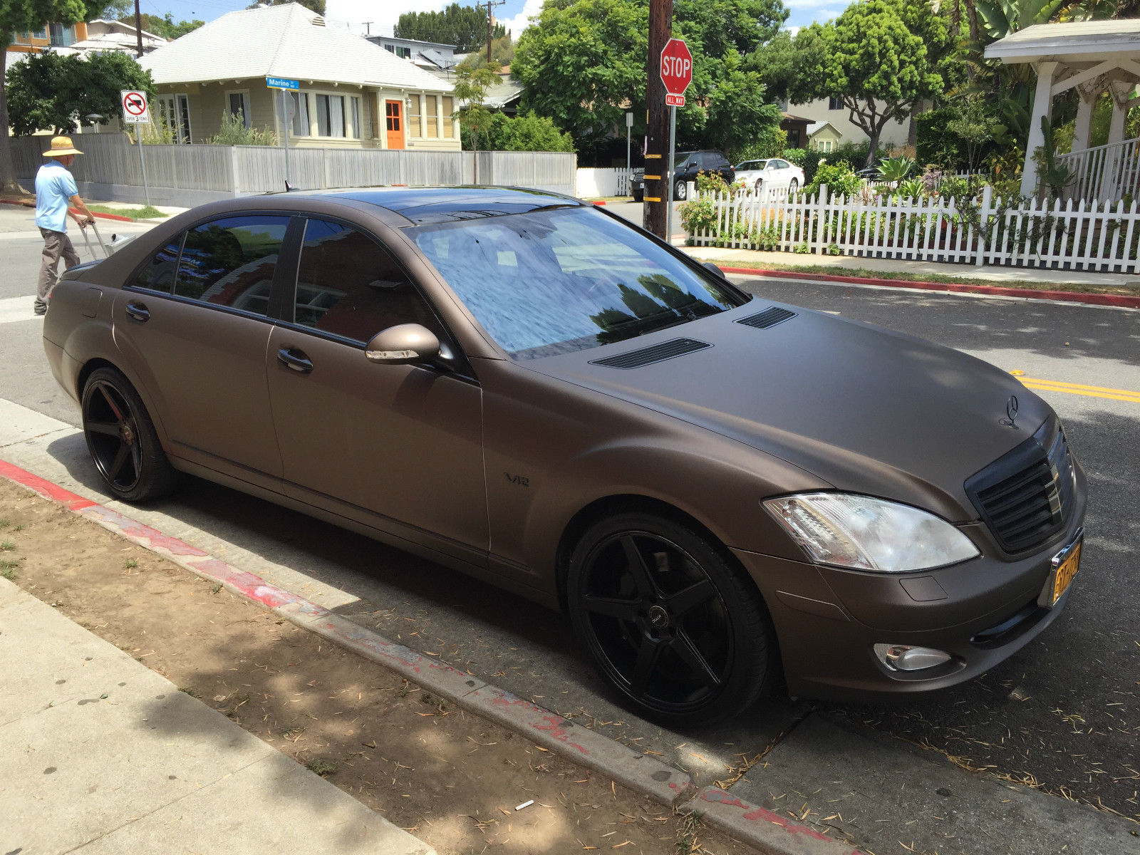Mercedes-Benz W221 S600 Satin Bronze Metallic on KMC Wheels | BENZTUNING