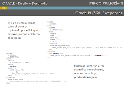 El Blog de Ricardo SB: Oracle: Repasando PL-SQL